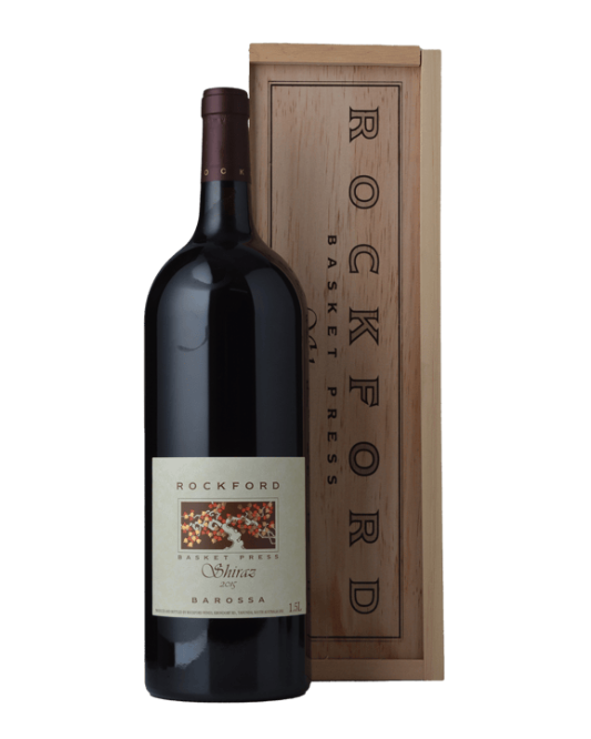 2015 Rockford Basket Press Shiraz 1.5L Magnum Original Wood Box SESSIONS AT ARDEN